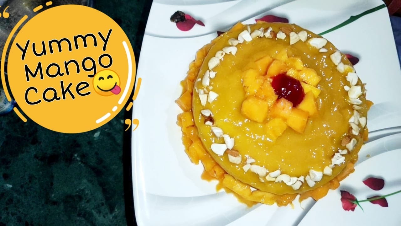Mango Glaze Recipe। Mango cake easy recipes। homemade Mongo Glaze cake ...