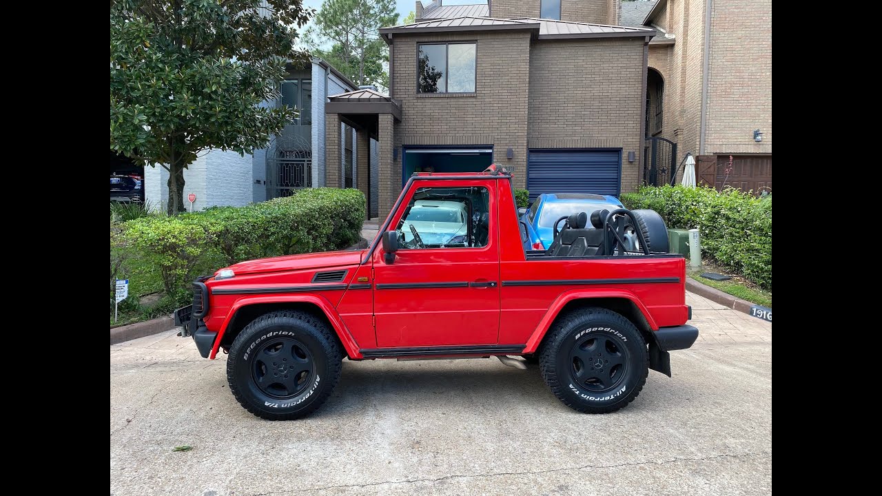 Mercedes W436 G Wagon Cabriolet for sale - YouTube