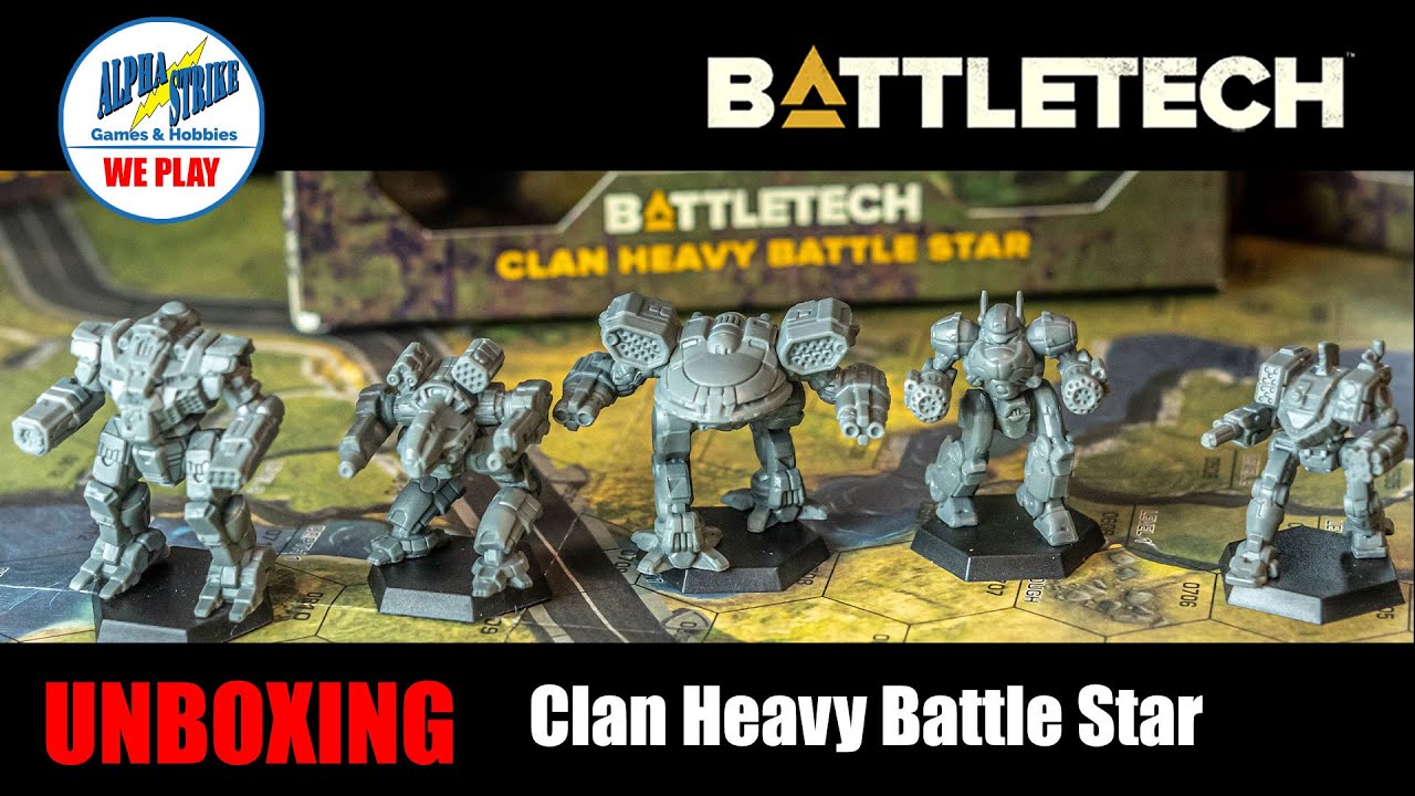 BattleTech: Clan Heavy Battle Star Unboxing - YouTube