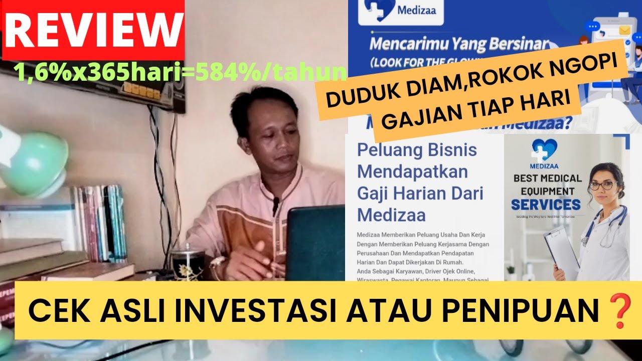 MEDIZAA INVESTASI AMAN ATAU SCAM ‼️CEK SEBELUM AJAK MEMBER BARU - YouTube