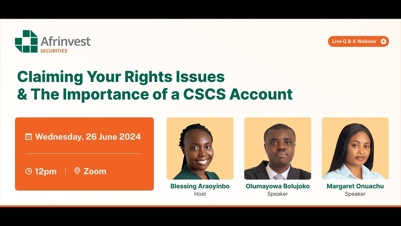 Claiming Your Rights Issues and the Importance of a CSCS Account - YouTube