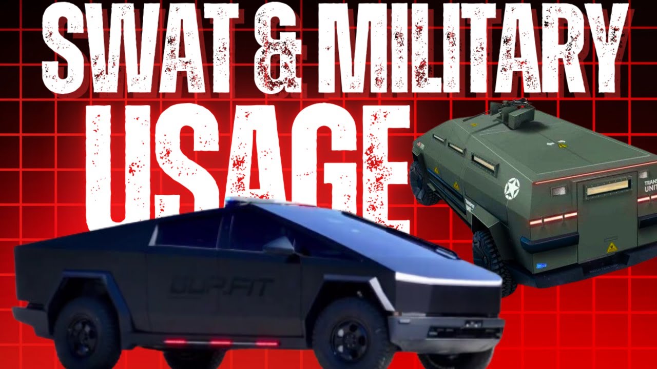 First Fully Modified Tesla Cybertruck for SWAT & Military Use Arrives ...