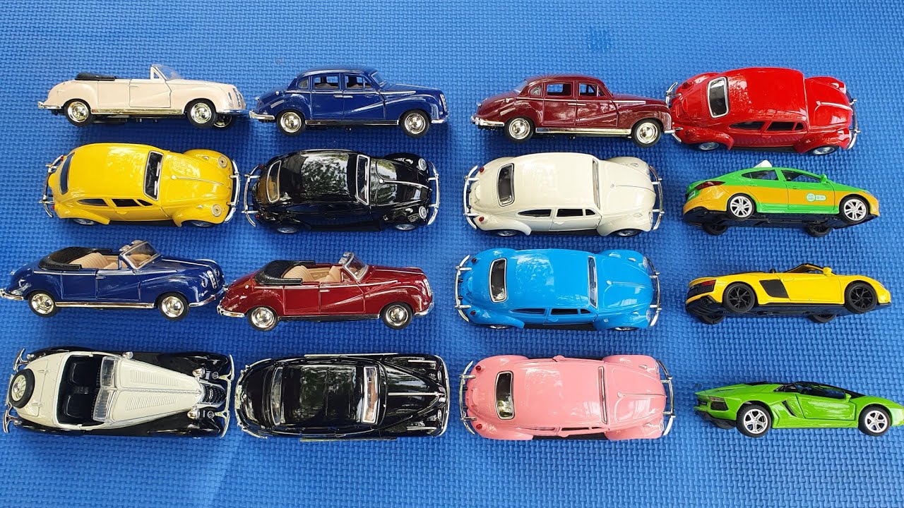 Review Volkswagen beetle and BMW Classic Toy Car-Diecast Metal Scale ...