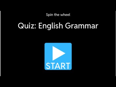English Grammar Quiz – Fun Wordwall Quiz Game - YouTube