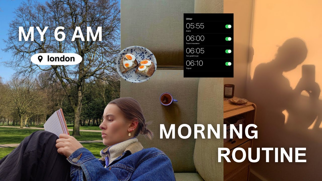 6am morning routine before my 9-5 (realistic) | healthy habits ...