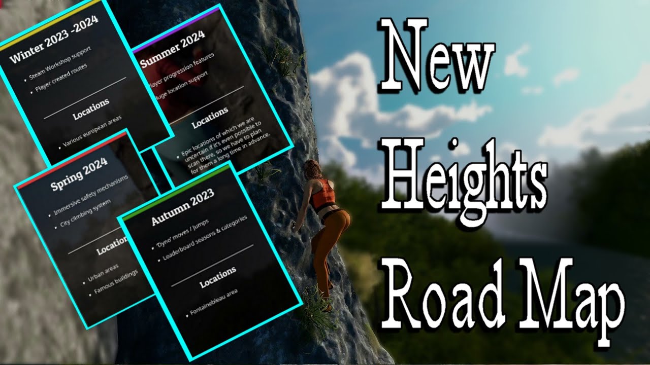 New Heights Climbing Game Road Map - YouTube