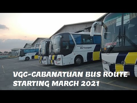 Vlog#5- VGC Terminal Cabanatuan Bus Route Magsisimula na - YouTube