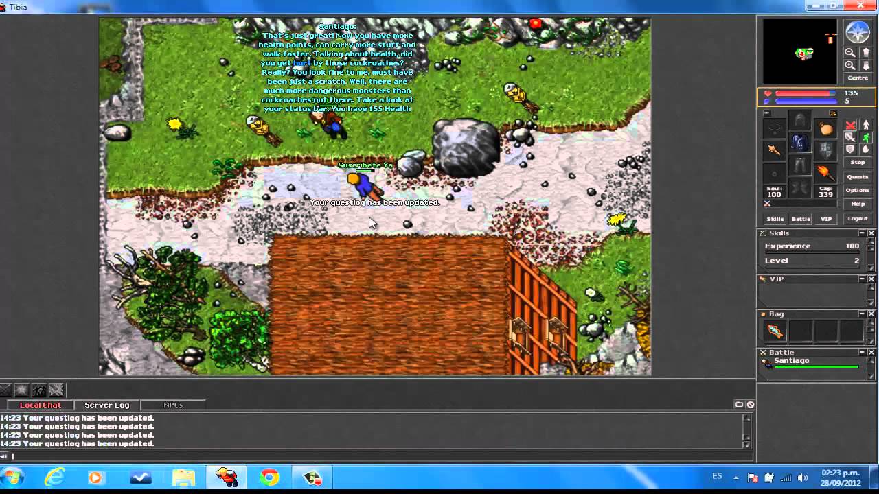 Tutorial De Tibia Parte 1 - YouTube