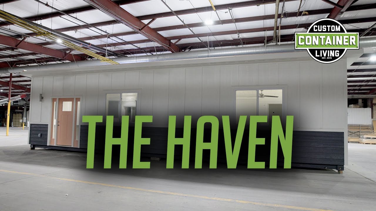 The Haven - Container Home Tour (1 Bedroom 1 Bathroom) - YouTube