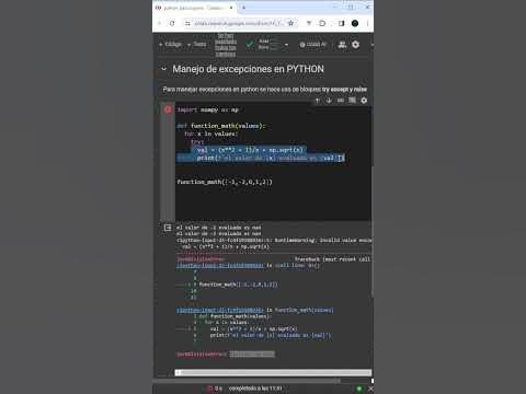 Manejo de Excepciones en PYTHON #python #programming #exception - YouTube