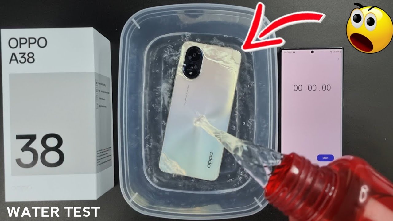 Oppo A38 Water Test 💦💧| is Oppo A38 Actually iP54 Water & Dust ...