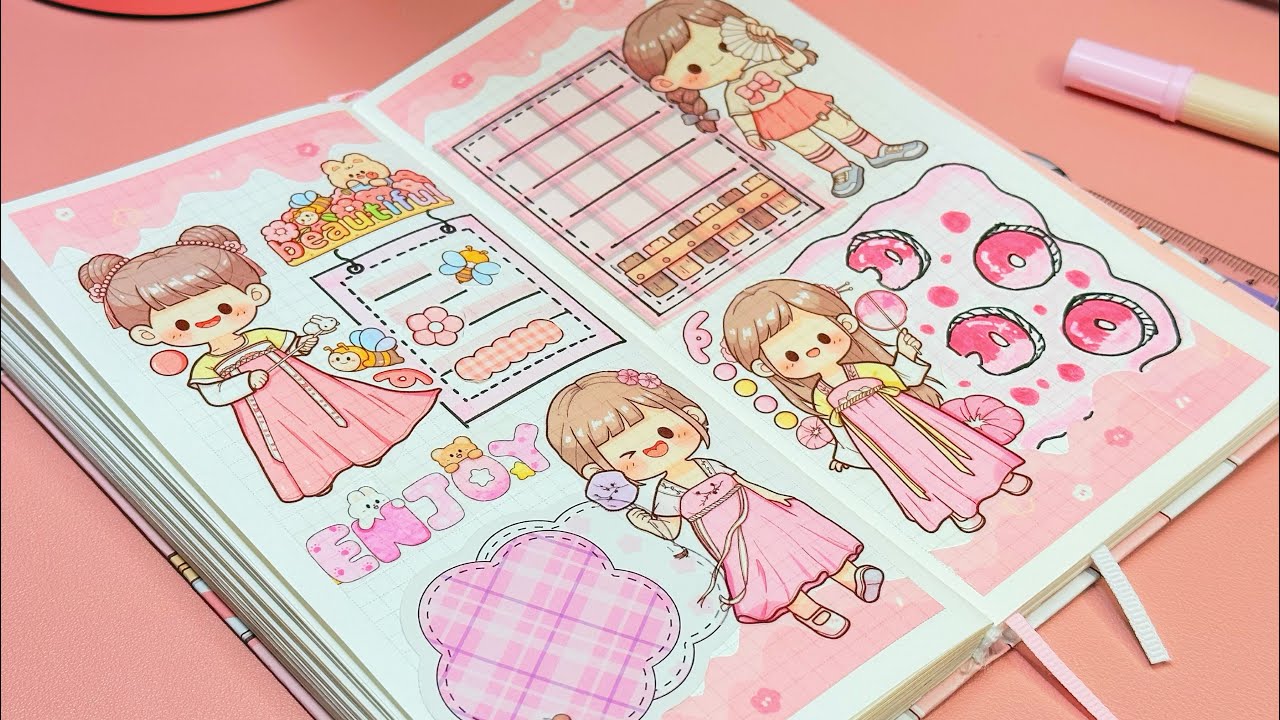 stickers journaling 💖💖cute kawaii sticker🌈 Immersive ASMR bullet ...