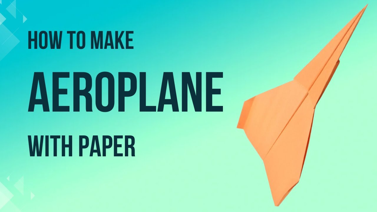 How to Make a Fun Paper Airplane ️ | Easy DIY Craft Tutorial 📝 ️ - YouTube