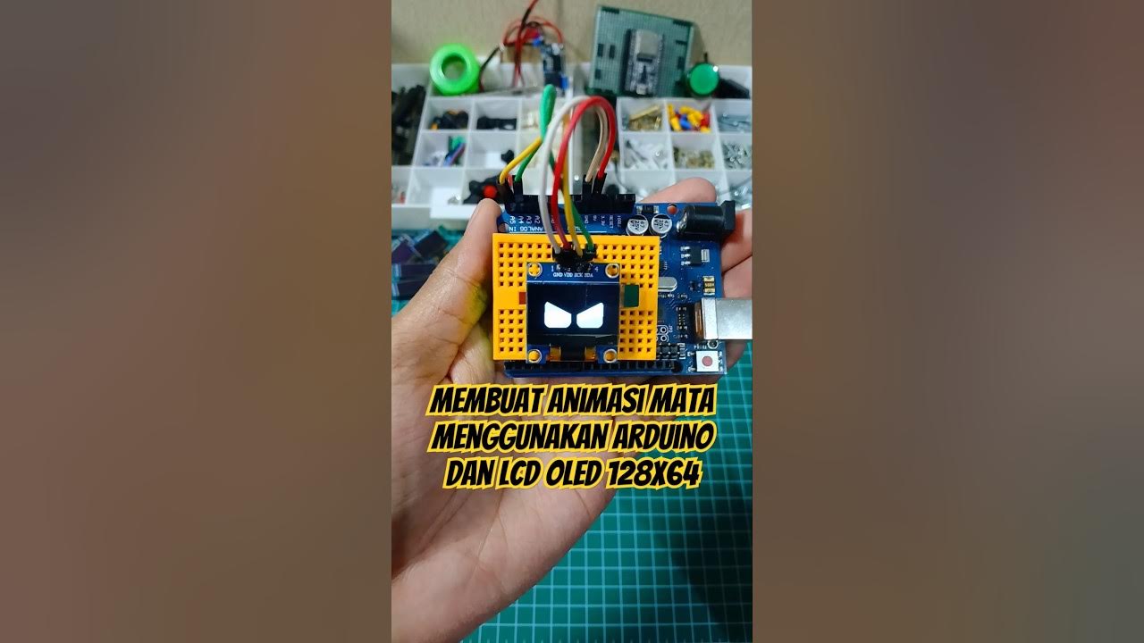 Membuat animasi mata di OLED menggunakan Arduino #arduino #arduinoproject #oled #fyp #robot #diy ...