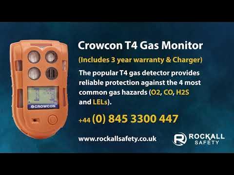 Crowcon T4 Multi Gas Detector - YouTube