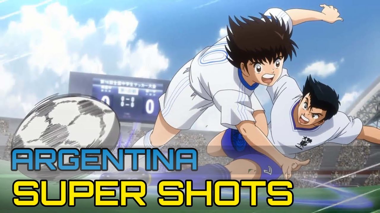 Captain Tsubasa - Argentina Super Shots, Catches, Dribblings - YouTube
