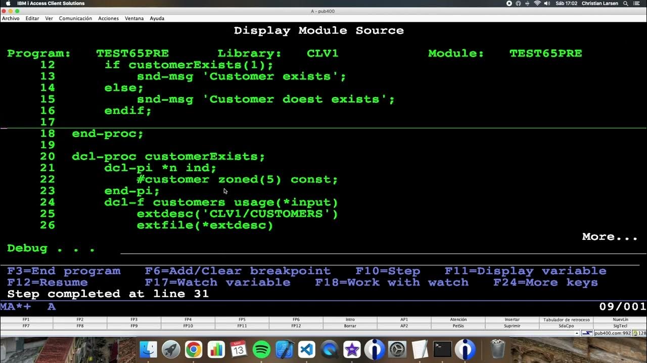 Coding in RPG (IBM i/AS400). Declaring files into subprocedures. - YouTube