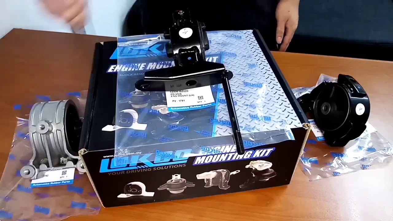 ENJIN MOUNTING Perodua VIVA 1.0 MT (2014-2017) - YouTube