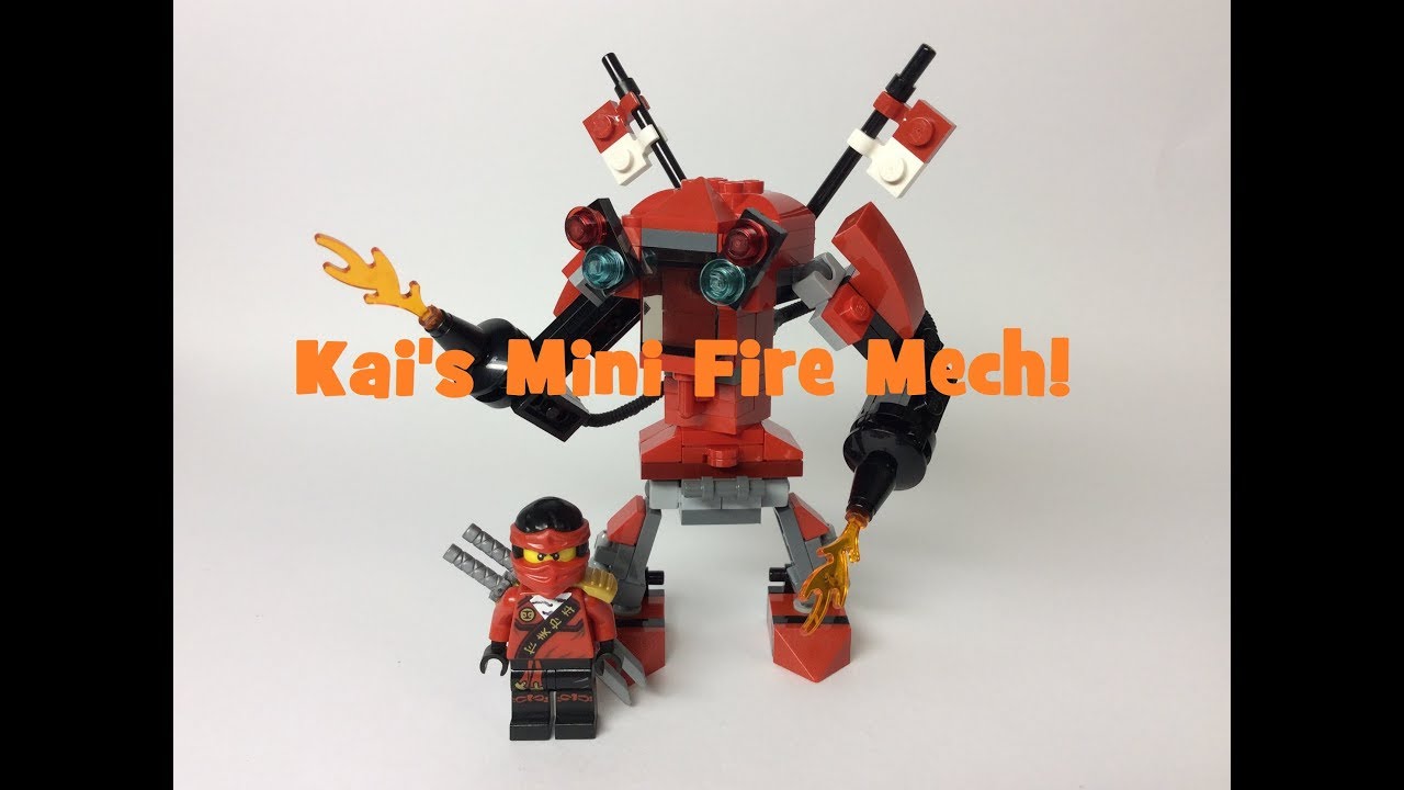 The LEGO Ninjago Movie: Custom Build- "Kai's Mini Fire Mech!" - YouTube