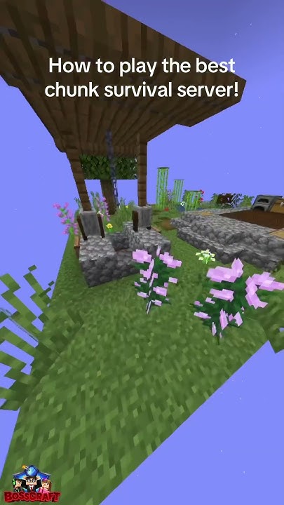 Best chunk survival server!!#smp #earth #Minecraft #server #bosscraft #oneblock #skyblock # ...