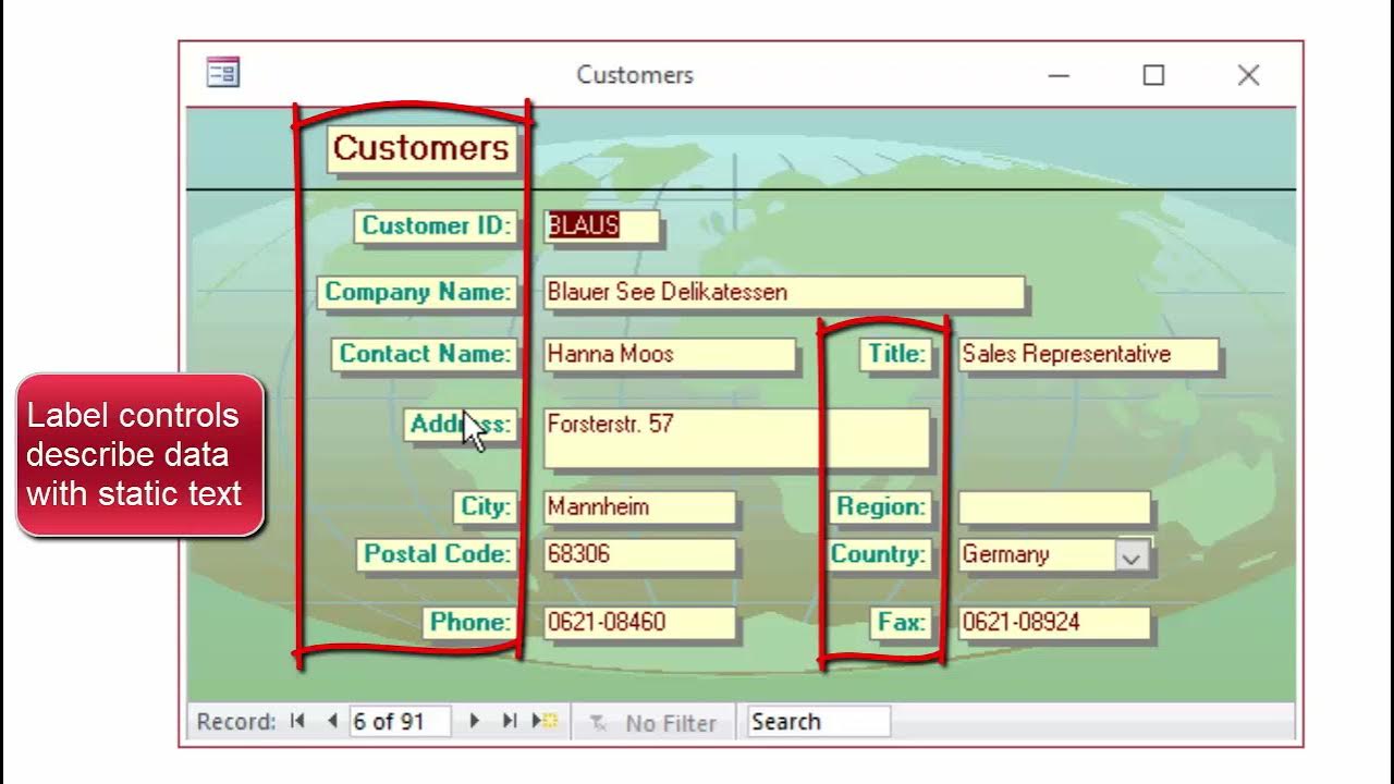 Microsoft Access A to Z: Introduction to Forms - YouTube