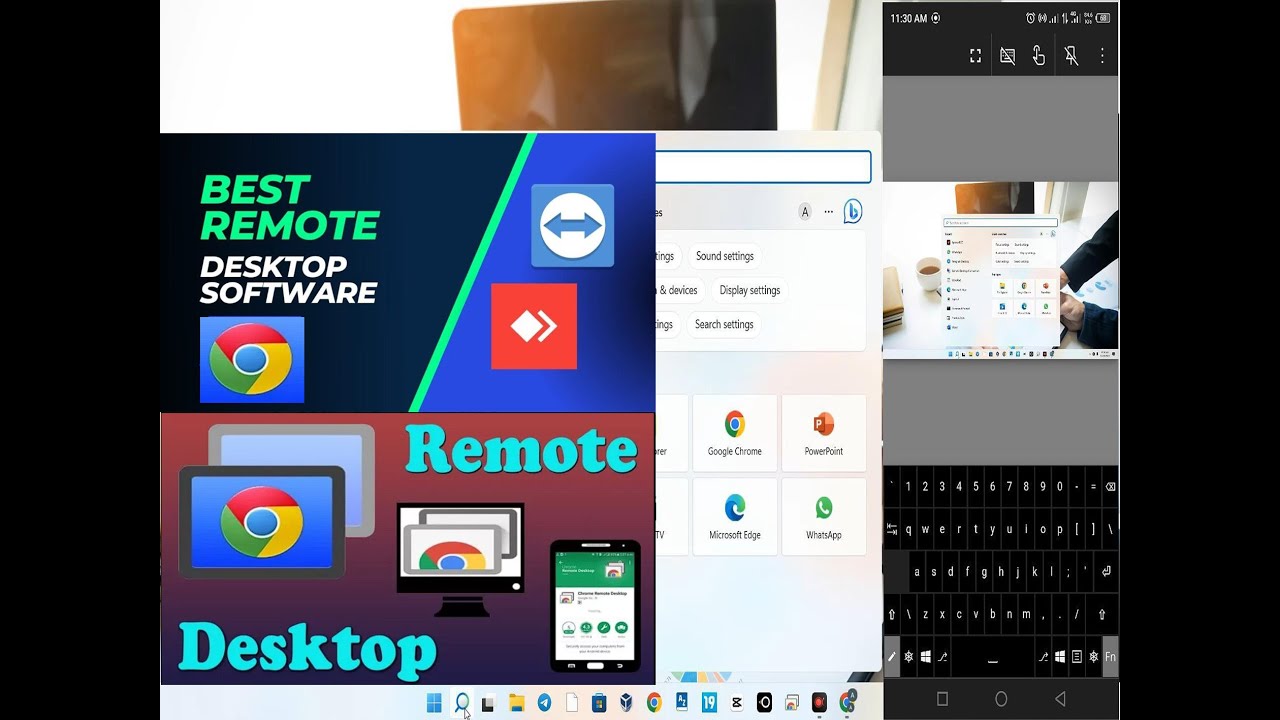 How to access and control your computer with your phone. - YouTube