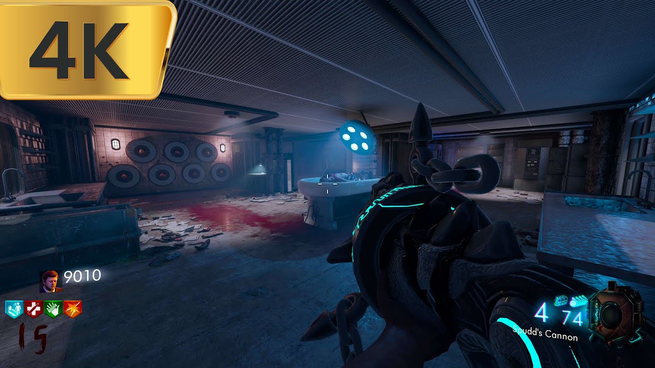 BLACK OPS 3 ZOMBIES: FIVE LABS REIMAGINED GAMEPLAY 4K! (NO COMMENTARY ...