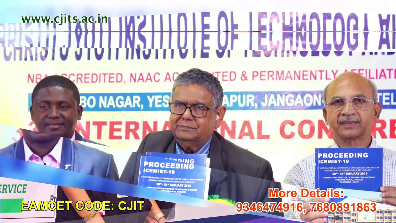 Christu Jyothi Institute of Technology & Science | CJITS - YouTube