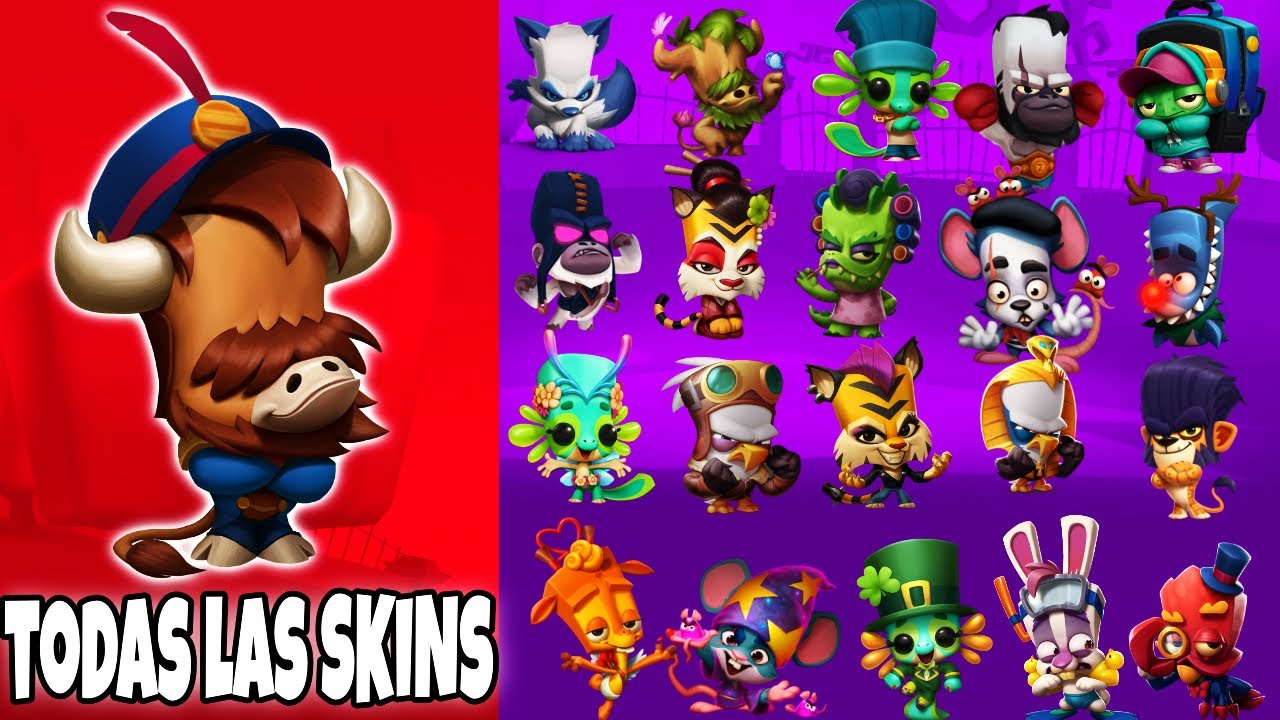 Zooba - TODAS LAS SKINS | *ZOOBA BAILES 4* - YouTube