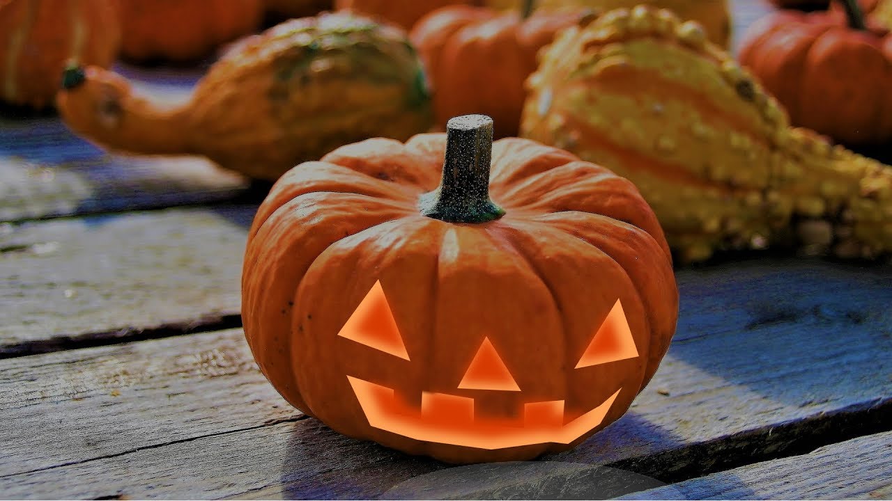 Halloween Pumpkin Photo Manipulation in gimp 2.8 - YouTube