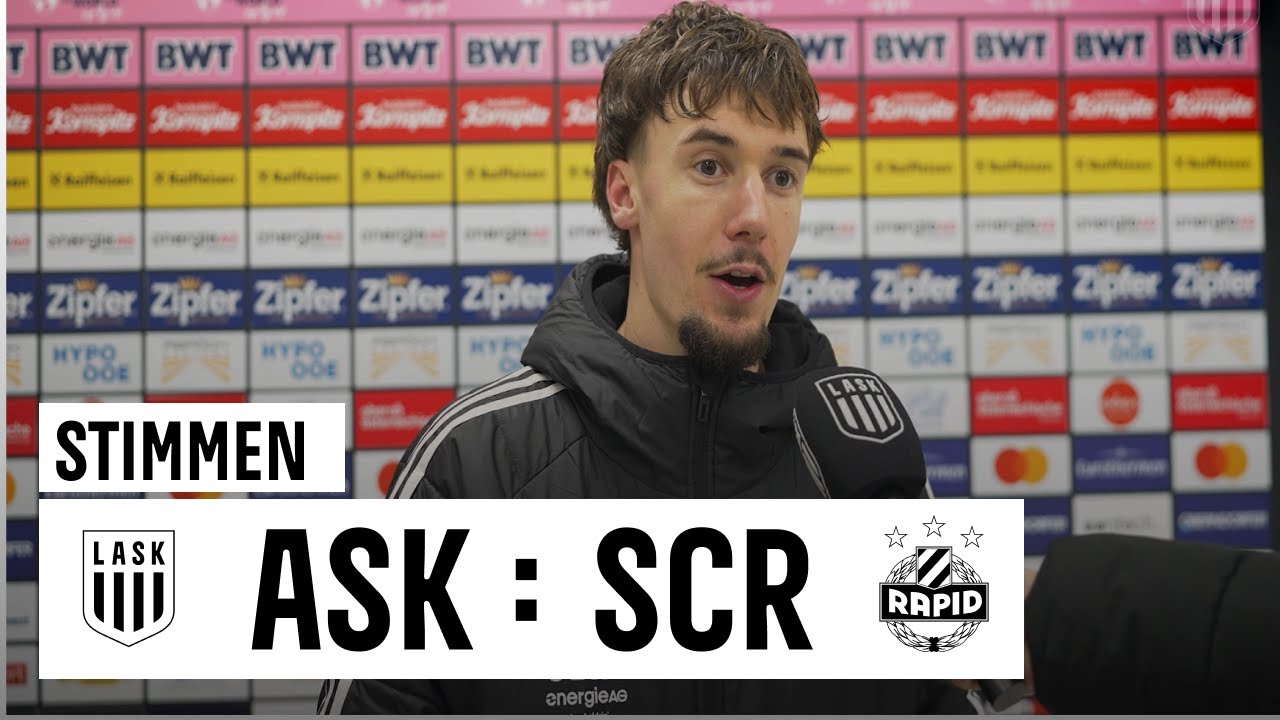 Christoph Lang zum Heimsieg gegen Rapid - YouTube