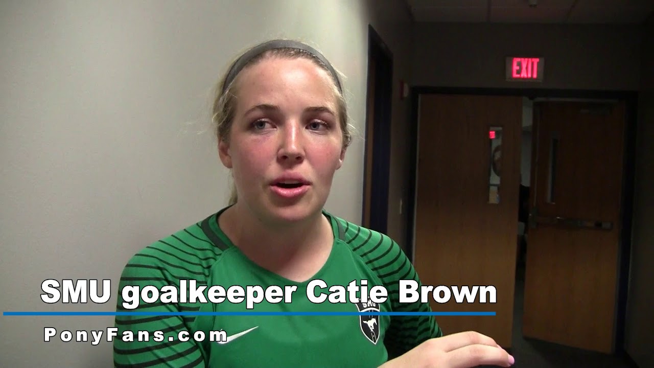 Catie Brown, SMU defense shuts out Arkansas, 1 0, in OT - YouTube