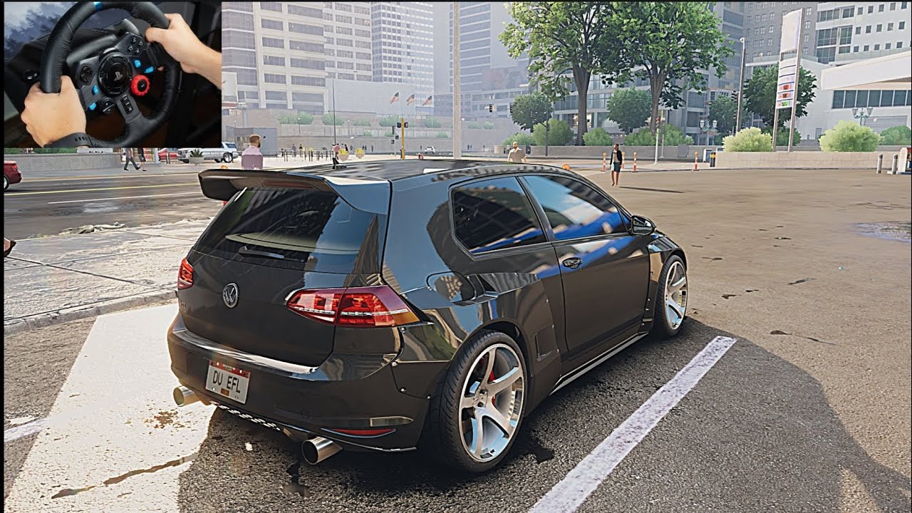 NFS UNBOUND/Golf GTI + Volante Logitech G29 - Gameplay - YouTube