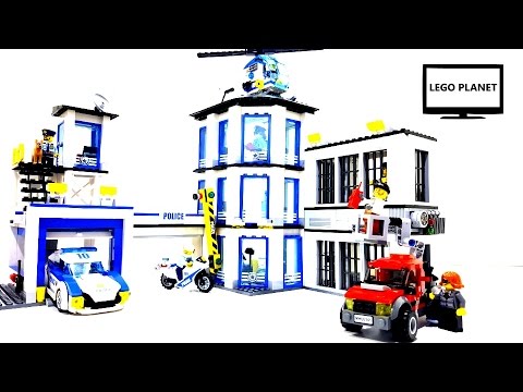 LEGO CITY 2017 Police Station Set No. 60141 Speed Build Time Lapse Lego ...