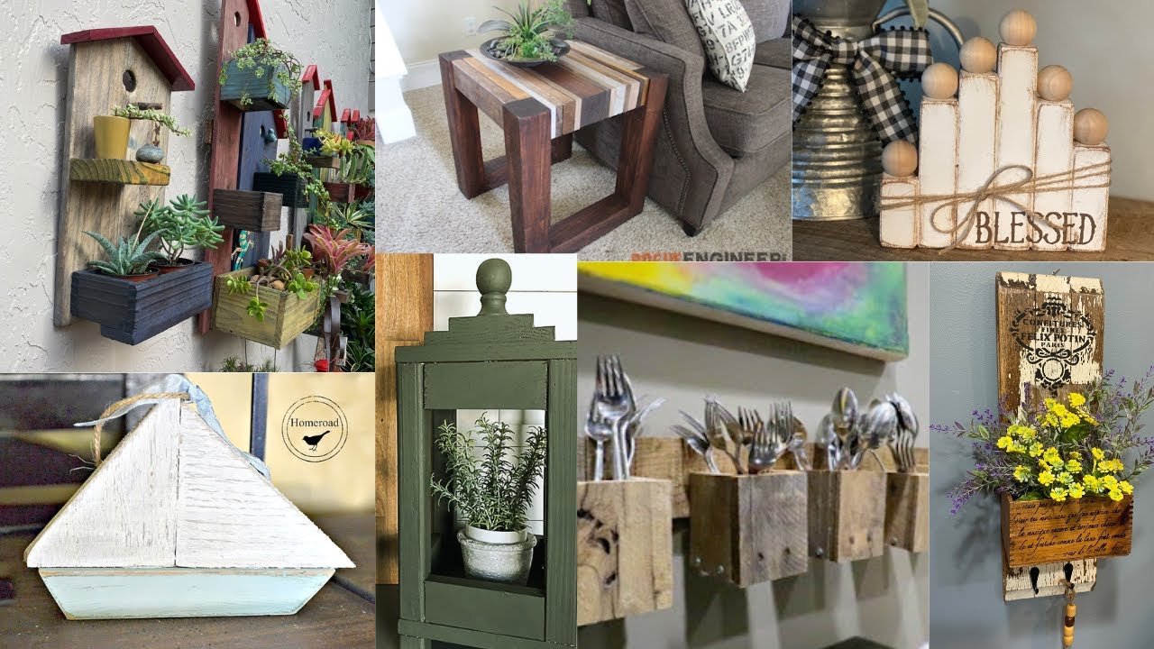 Amazing Scrap Wood Project Ideas for Stunning Interior Design and Home ...