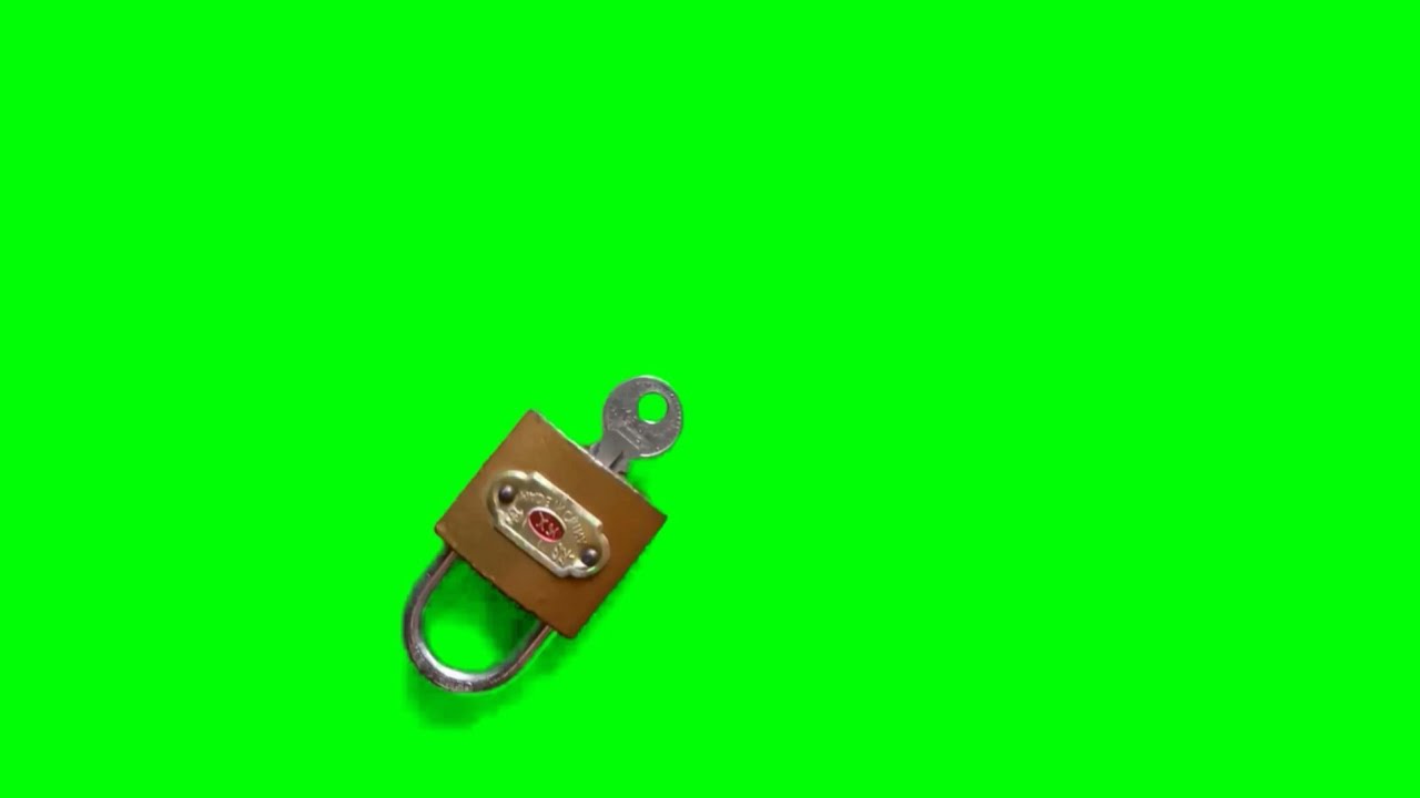 automatic 🔐 lock unlock 🔓green screen video | green screen effect ...