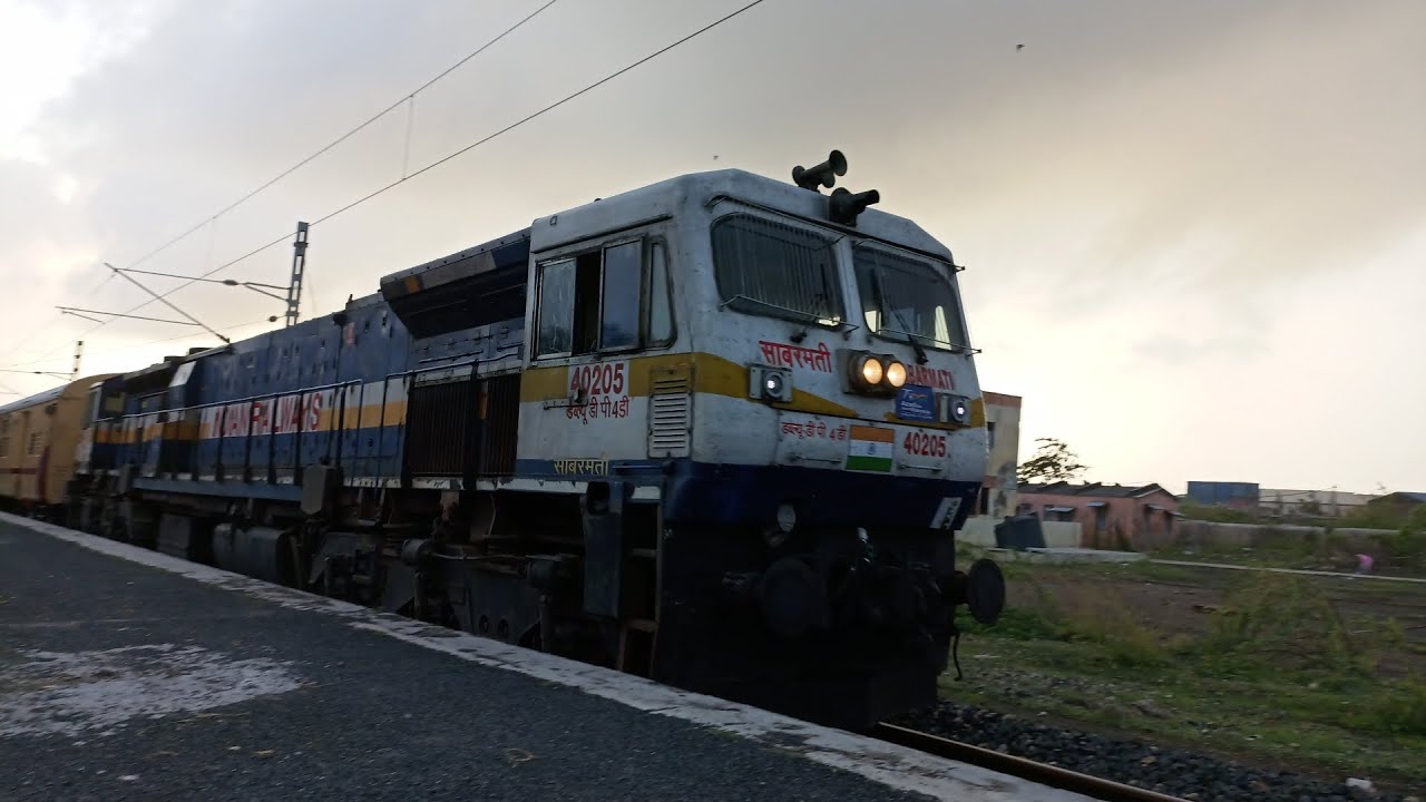 16337 Okha Ernakulam express skipping Mithapur - YouTube