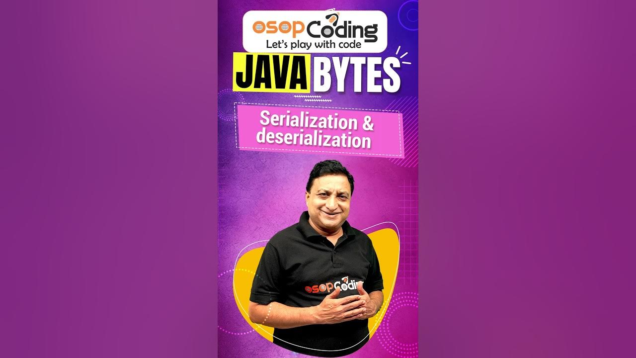Serialization & deserialization in java #java #coding #serialization #mutlithreading - YouTube
