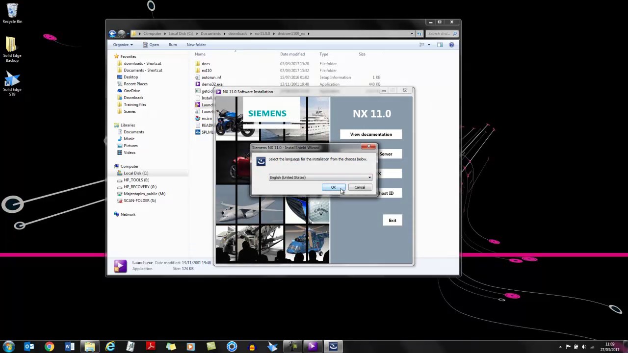 Siemens NX 11 - How to install NX - YouTube
