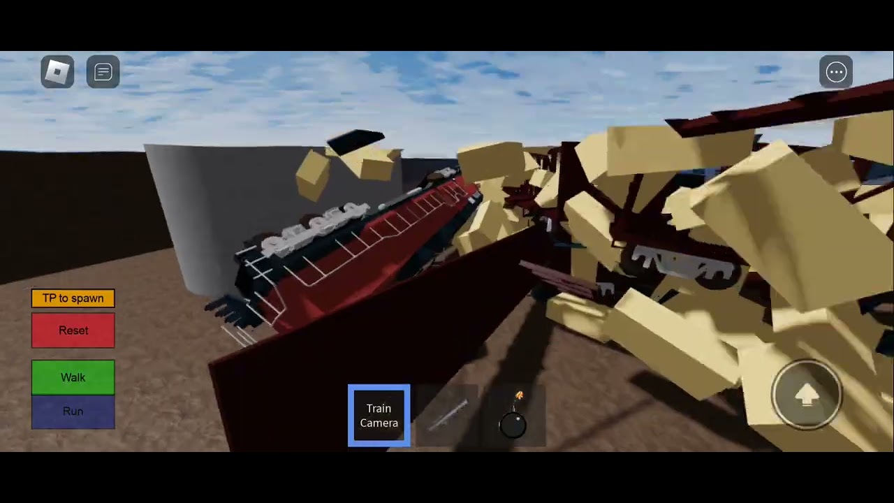I Play Destroy the Bridge and Wreck Train - YouTube