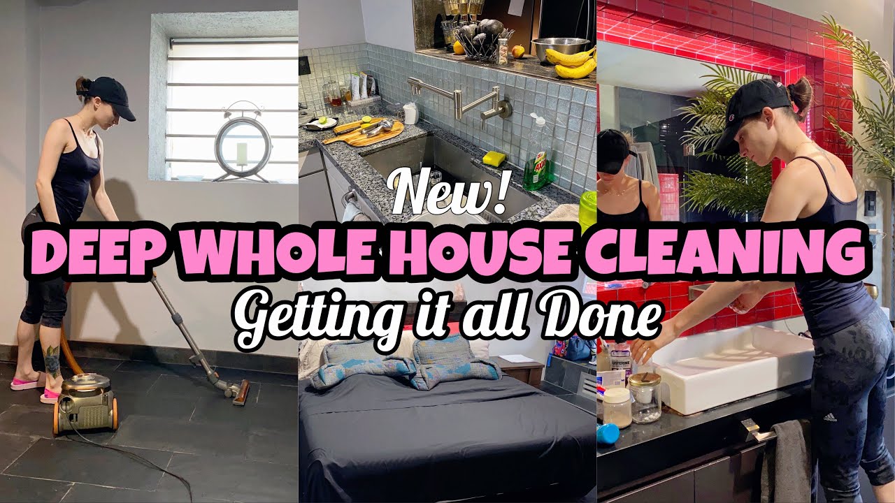 DEEP WHOLE HOUSE CLEAN WITH ME / MESSY HOUSE / ULTIMATE CLEANING ...