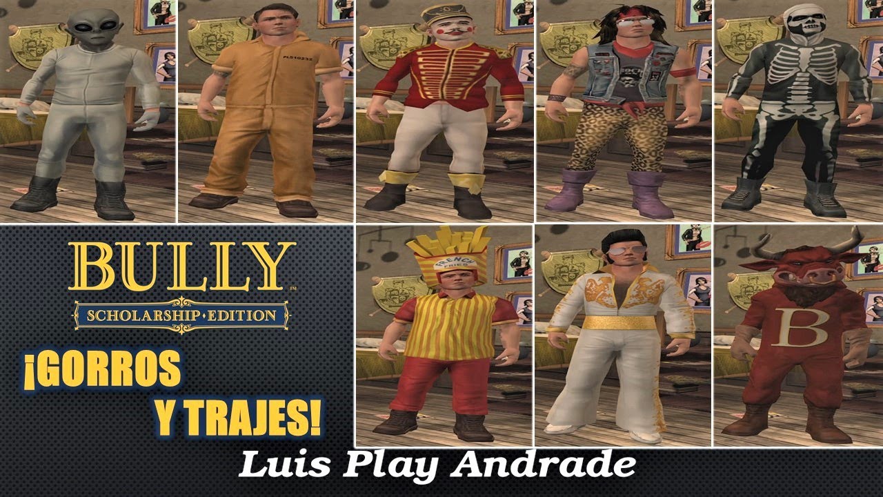 Bully - Scholarship Edition [PC] ¡Gorros y Trajes! - YouTube
