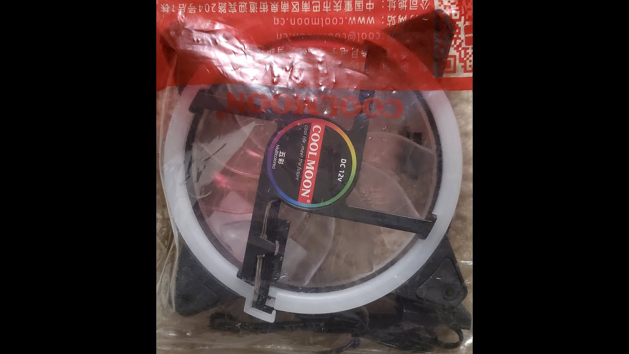 Cool Moon Multicolored 120 LED 3 pin Fan Review, Pt 1 - YouTube