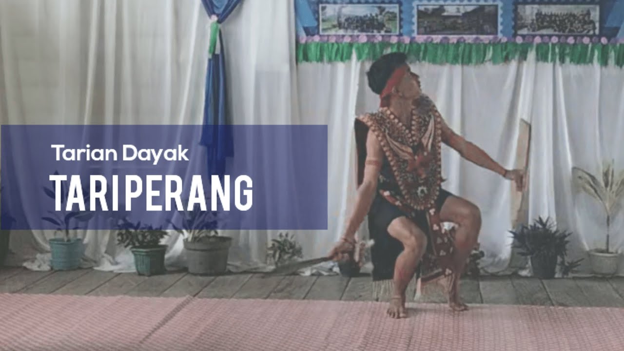 Tari Perang Dayak Bahau - YouTube