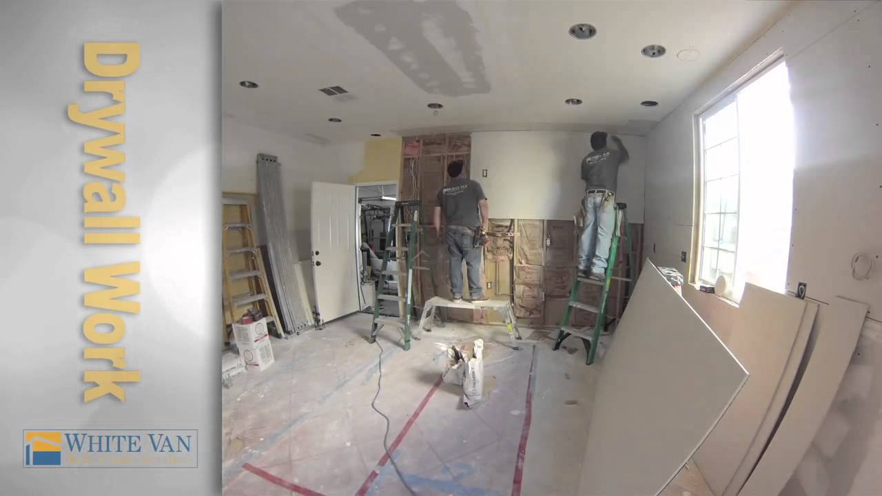 Full kitchen remodel - Drywall work - YouTube