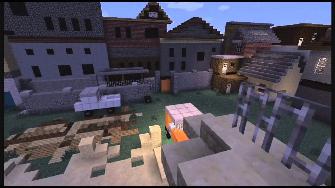 Minecraft Modern Warfare 3 XCLG map Mission - YouTube