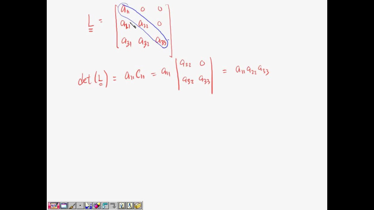 2554 Math 3 lecture 2 Ch 2-1 Determinants by cofactor expansion part 5 ...