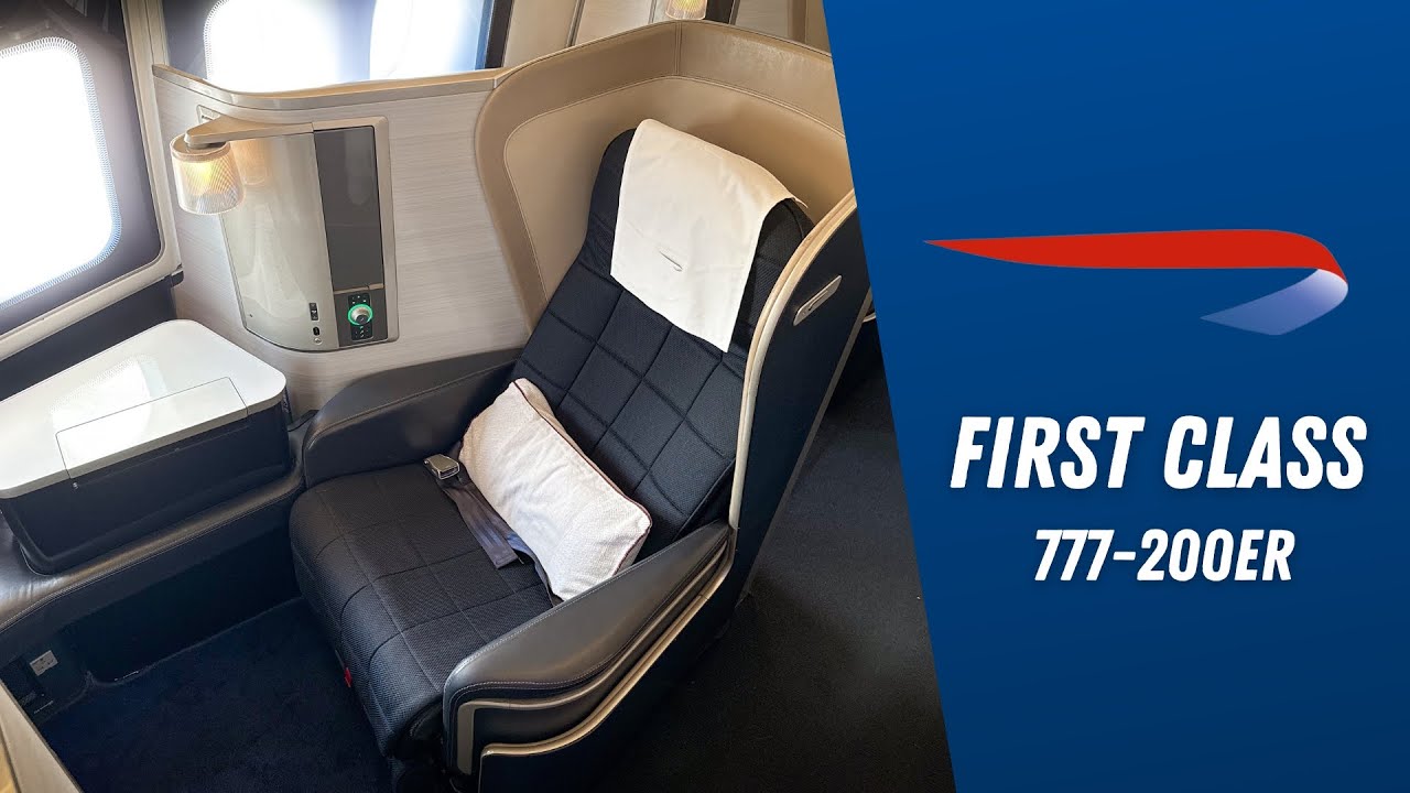 British Airways 777-200 First Class London to Washington Dulles ...