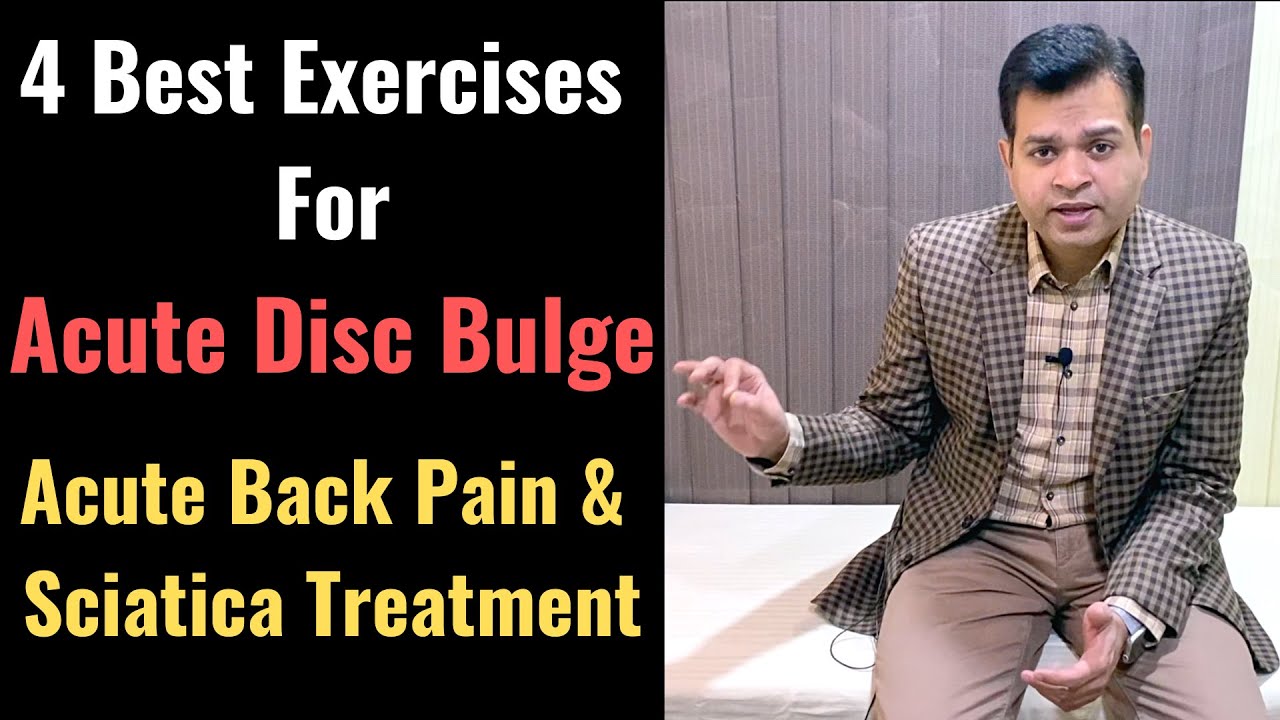 Acute Disc Bulge Exercises, Lumbar Disc bulge Treatment, Herniated disc ...