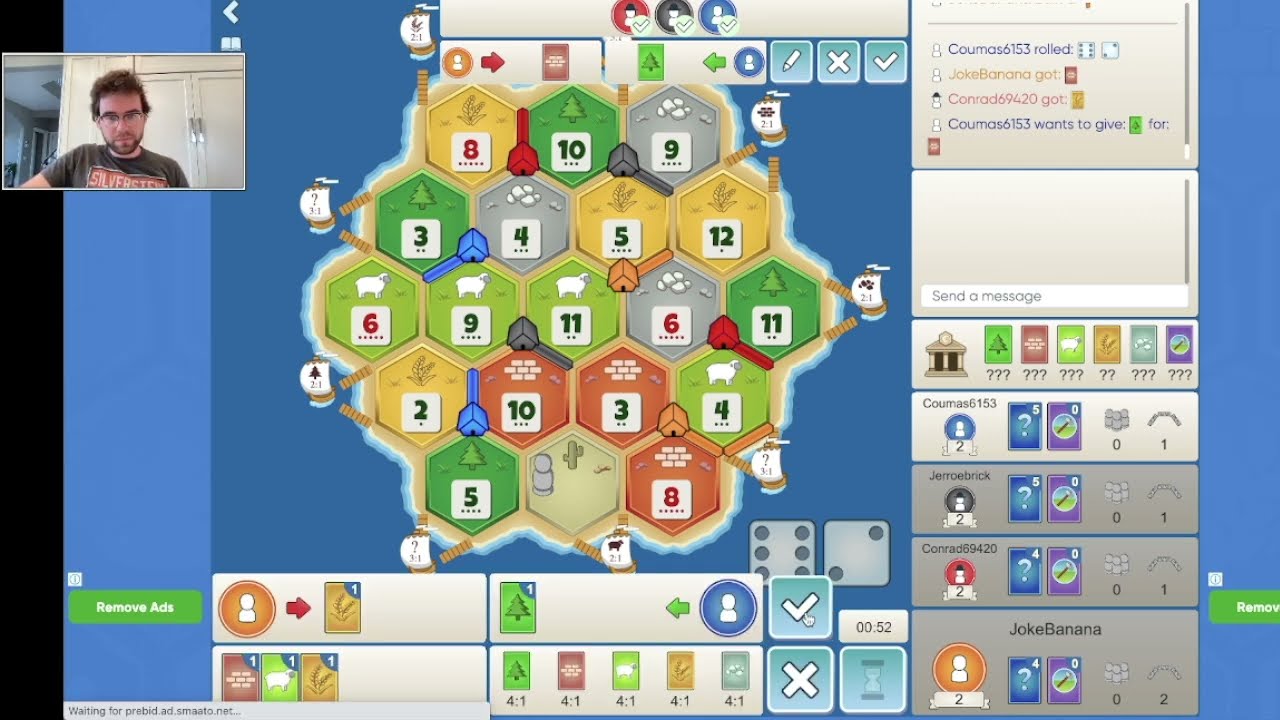 CATAN - CLASSIC TRADE BLUNDER (colonist.io RANKED Match #17) - YouTube